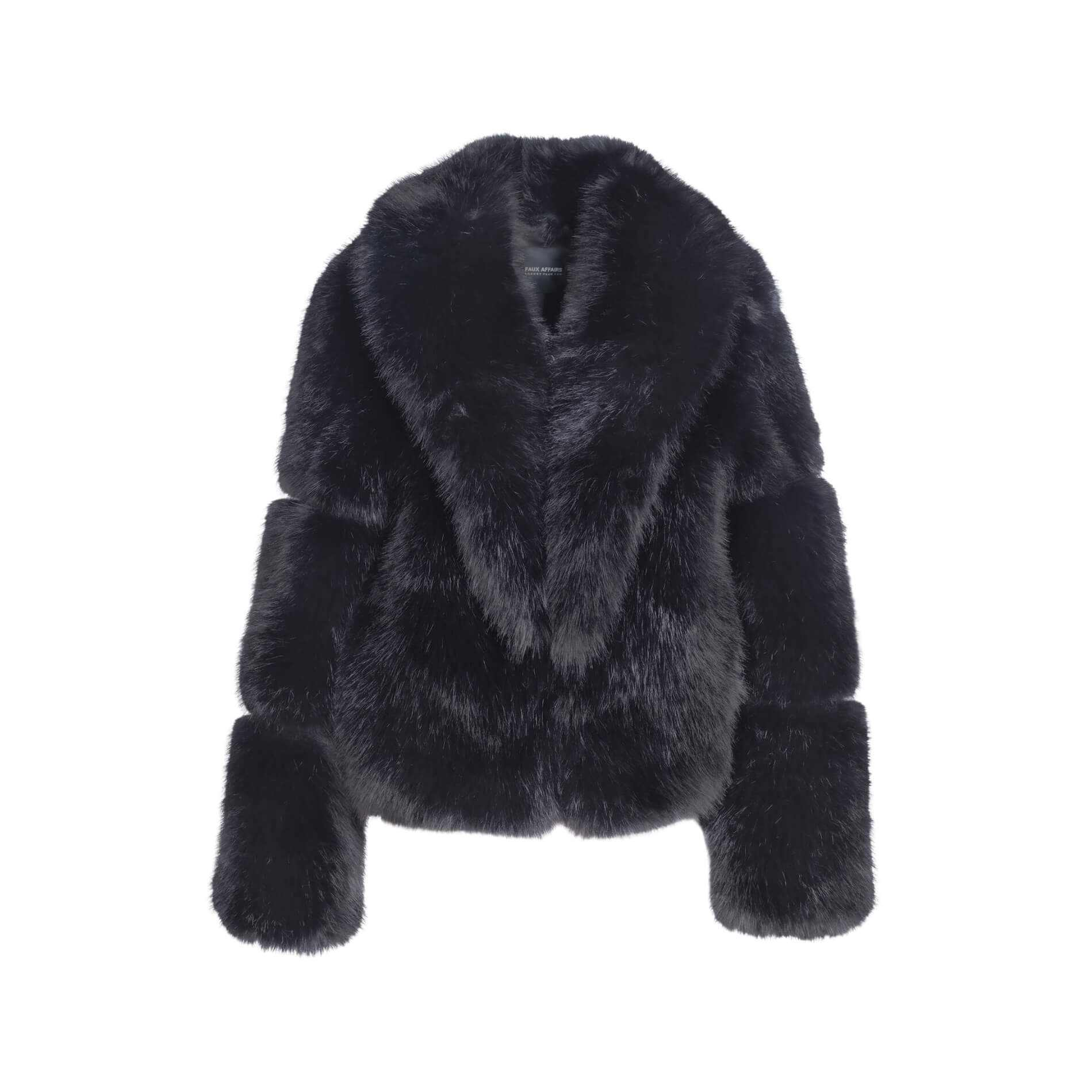 Black Faux Fox™ jacket ARIA | FAUX AFFAIRS